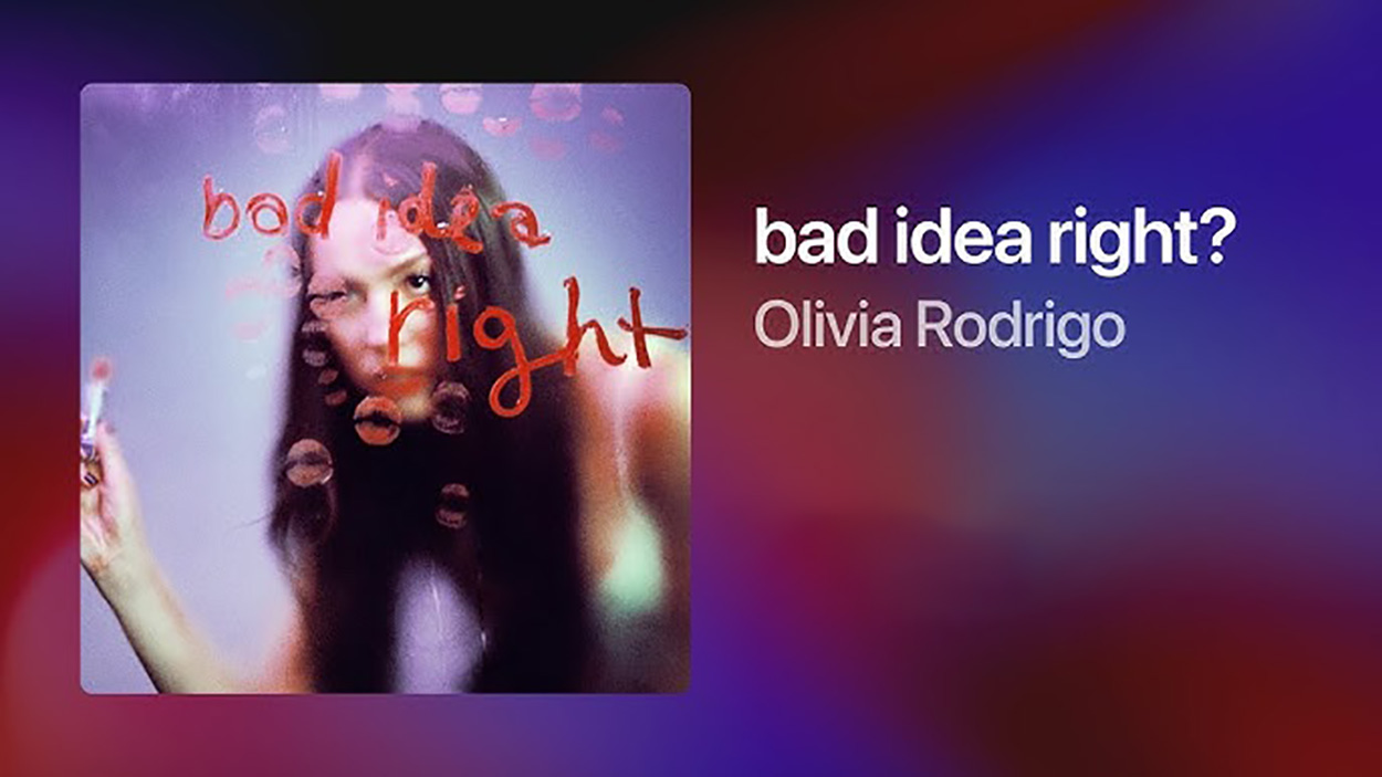 Olivia Rodrigo Bad Idea Right Guts Album Shirt