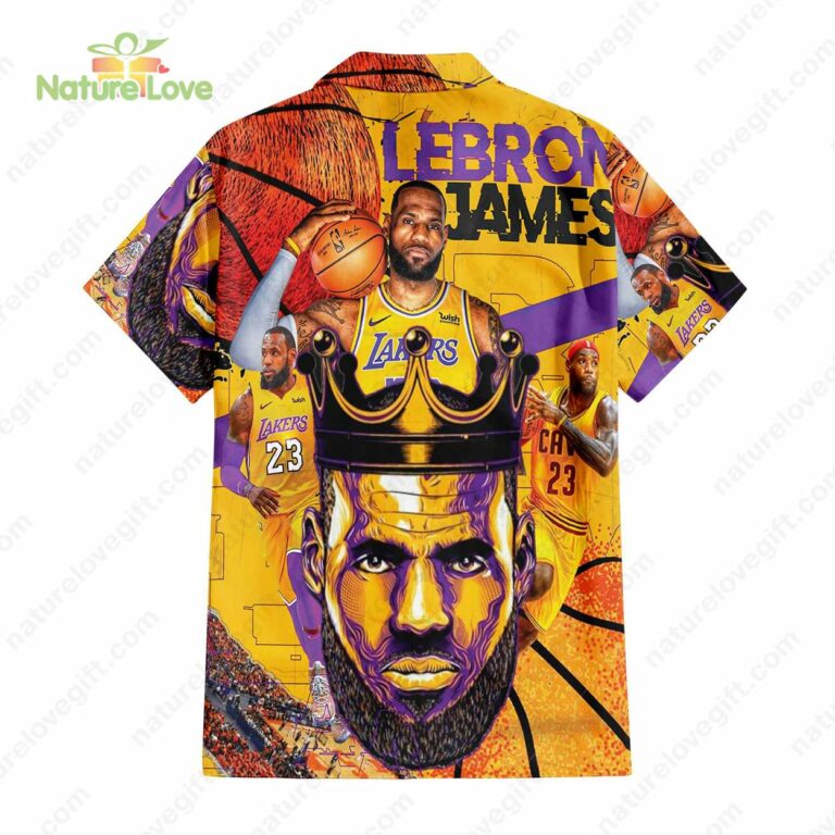 LeBron James 23 Los Angeles Lakers Hawaiian Shirt - Unique Gifts for ...