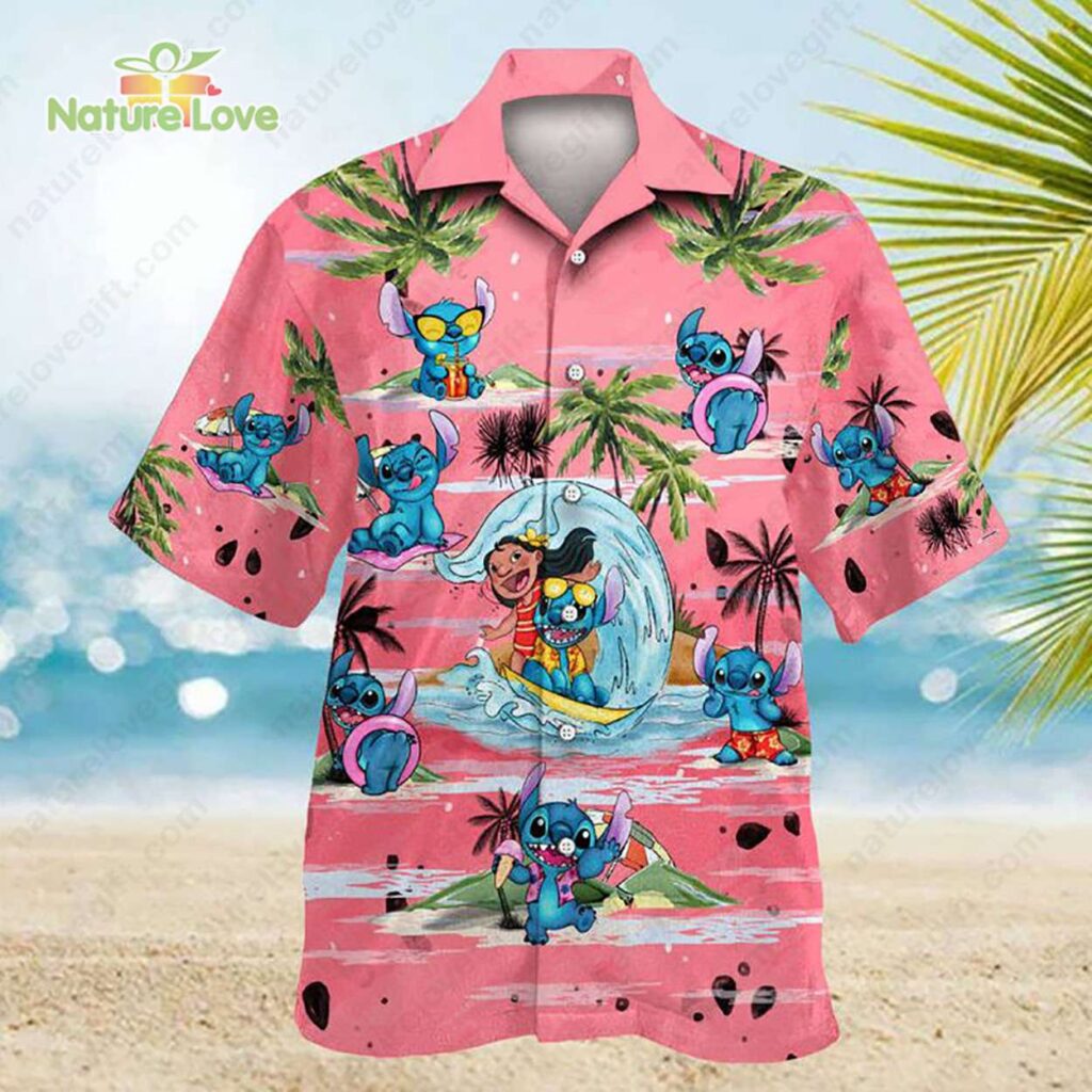 Lilo And Stitch Hawaiian Shirt Summer Aloha Shirts - Unique Gifts For ...