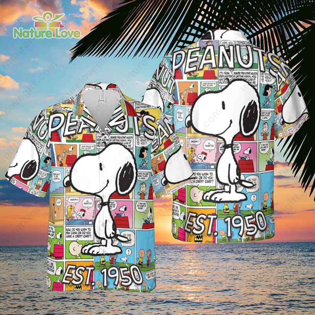Snoopy And The Peanuts EST 1950 Comic Trendy Hawaiian Shirts - Unique Gifts For Every Occasion