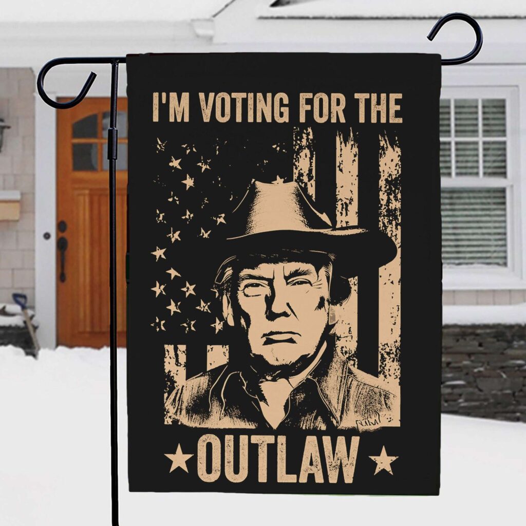 Vintage Trump Cowboy Hat Voting The Outlaw Trump Flag - Unique Gifts ...