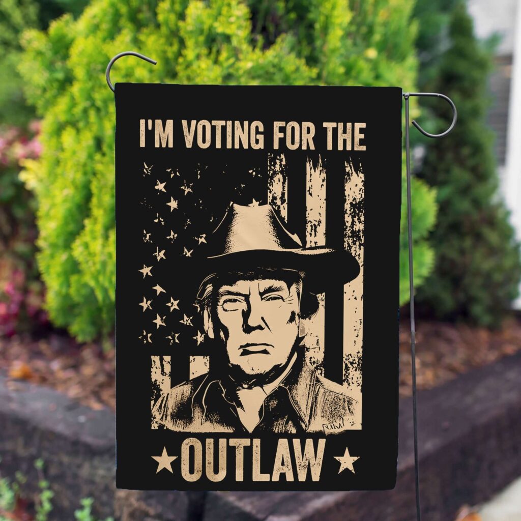 Vintage Trump Cowboy Hat Voting The Outlaw Trump Flag - Unique Gifts ...