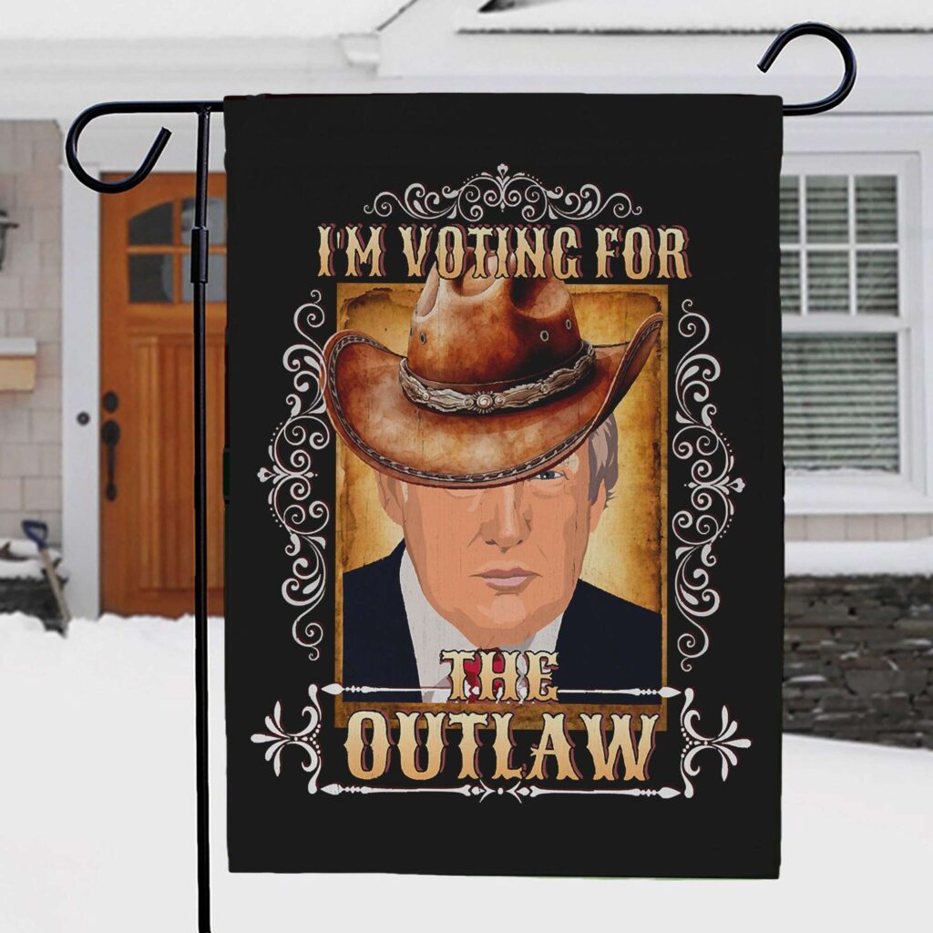 Trump Outlaw Free Trump Flag Stand With Trump Political Flag - Unique ...