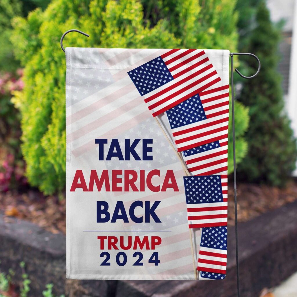 Take American Back Trump 2024 Flag President Trump Supporters Flags ...