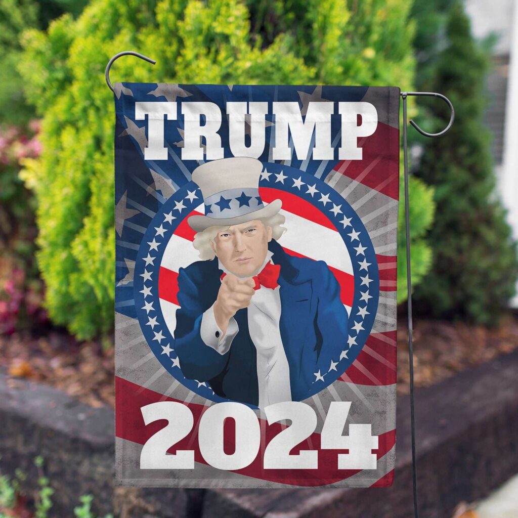 Uncle Sam Donald Trump 2026 Flag Save America Political Garden Flag ...