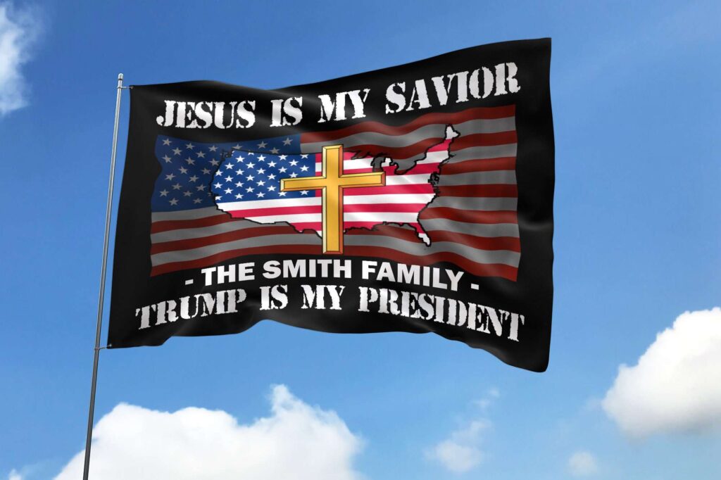 Custom Family Name Donald Trump 2024 Flag Republican Election Flags ...