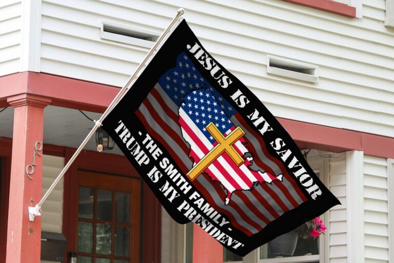 Custom Family Name Donald Trump 2024 Flag Republican Election Flags ...