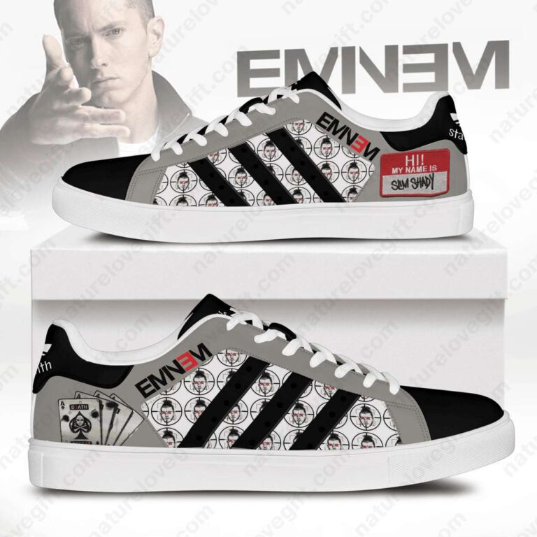 Eminem B-Rabbit Stan Smith White Shoes Eminem Merch - Unique Gifts For ...