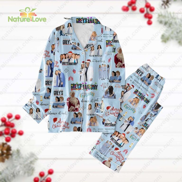 Grey's Anatomy Nursing Pajama Set Dr Meredith Grey Pajamas - Unique ...