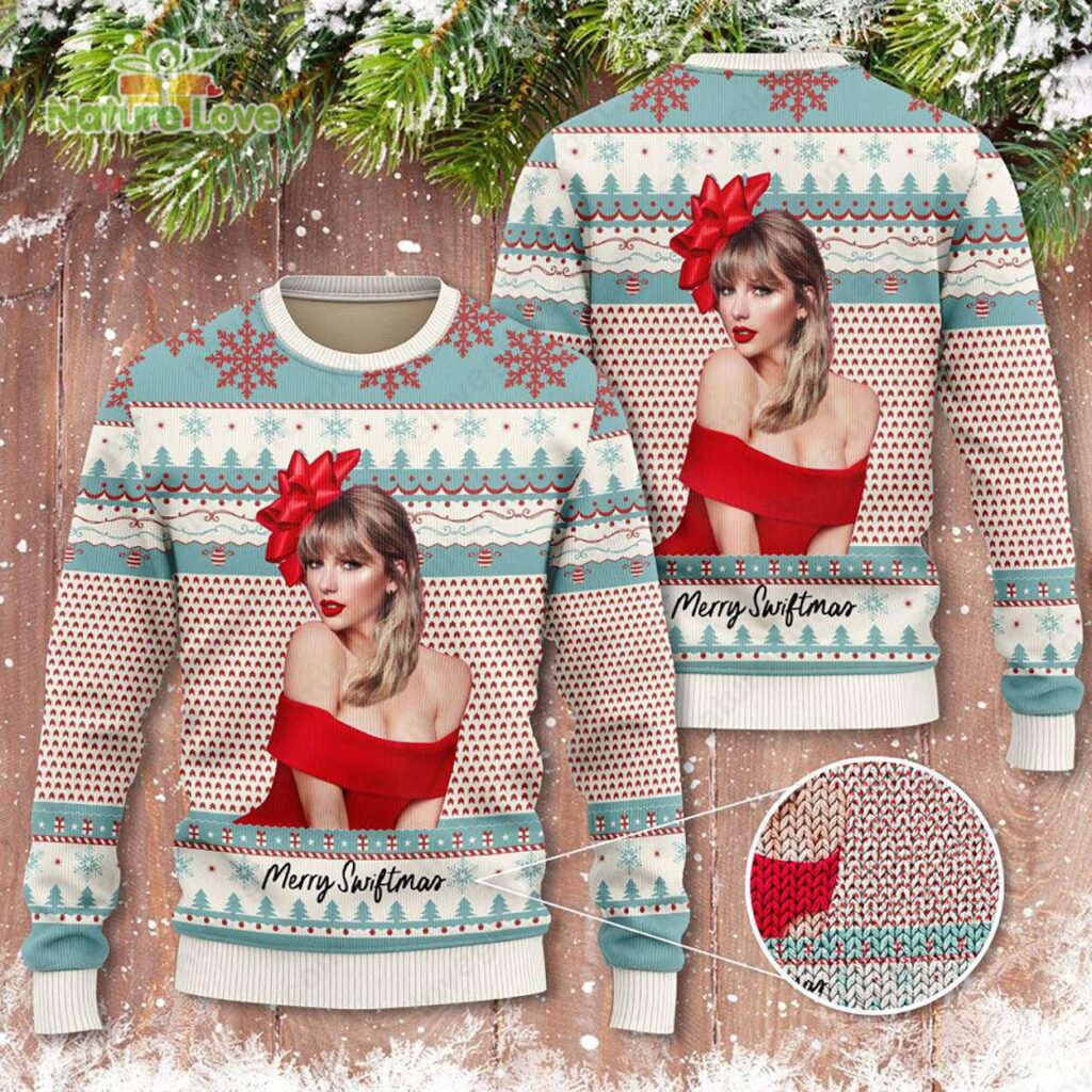 Red Era Taylor Swift Merry Christmas Ugly Sweater Swifties Gift - The ...