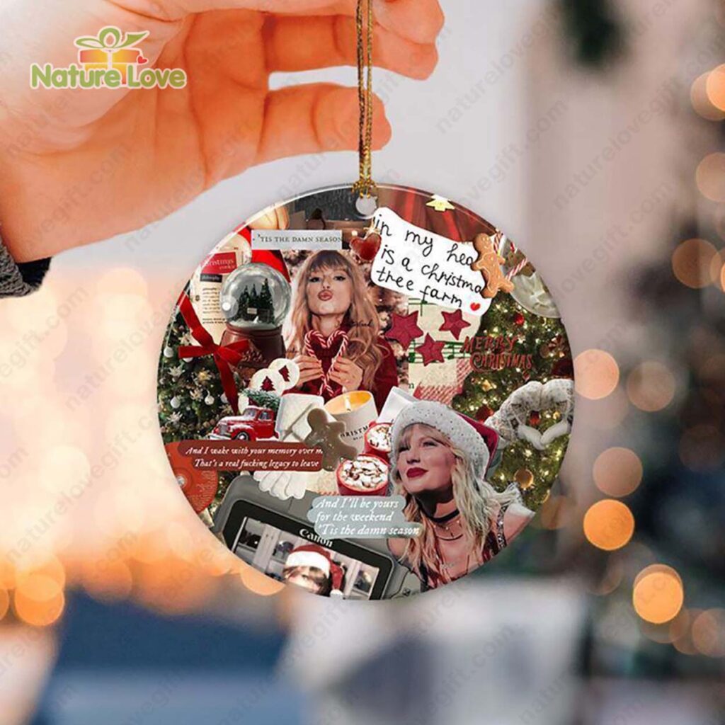 Tis The Damn Season Taylor Swift Christmas Ornament Gift For Swifties ...