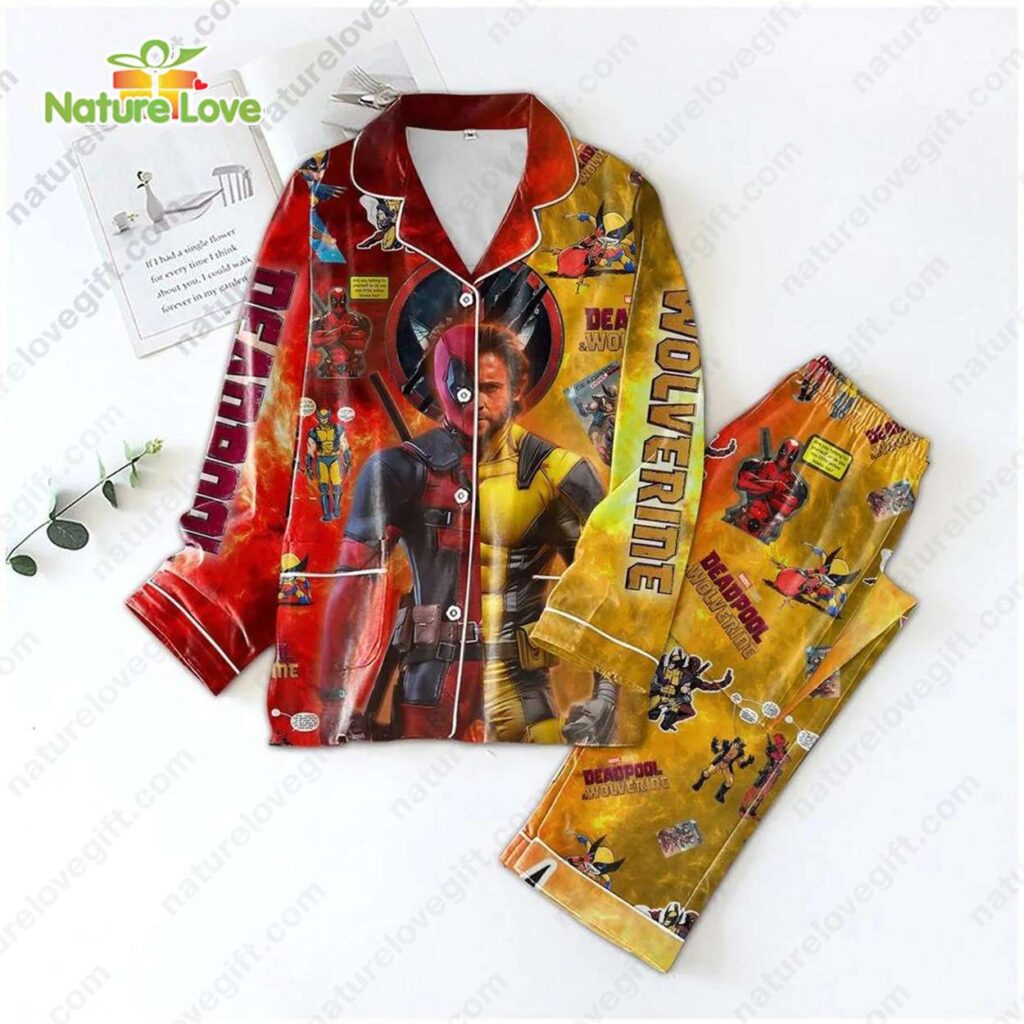 Deadpool Mix Wolverine Weapon X Marvel Christmas Pajamas Set - Unique ...