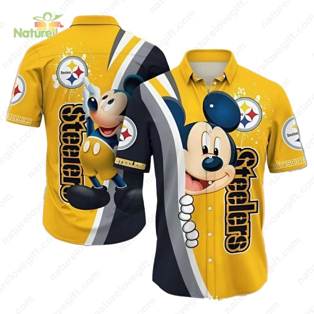 Pittsburgh Steelers Mickey Mouse Disney NFL Hawaiian Shirt - Unique ...