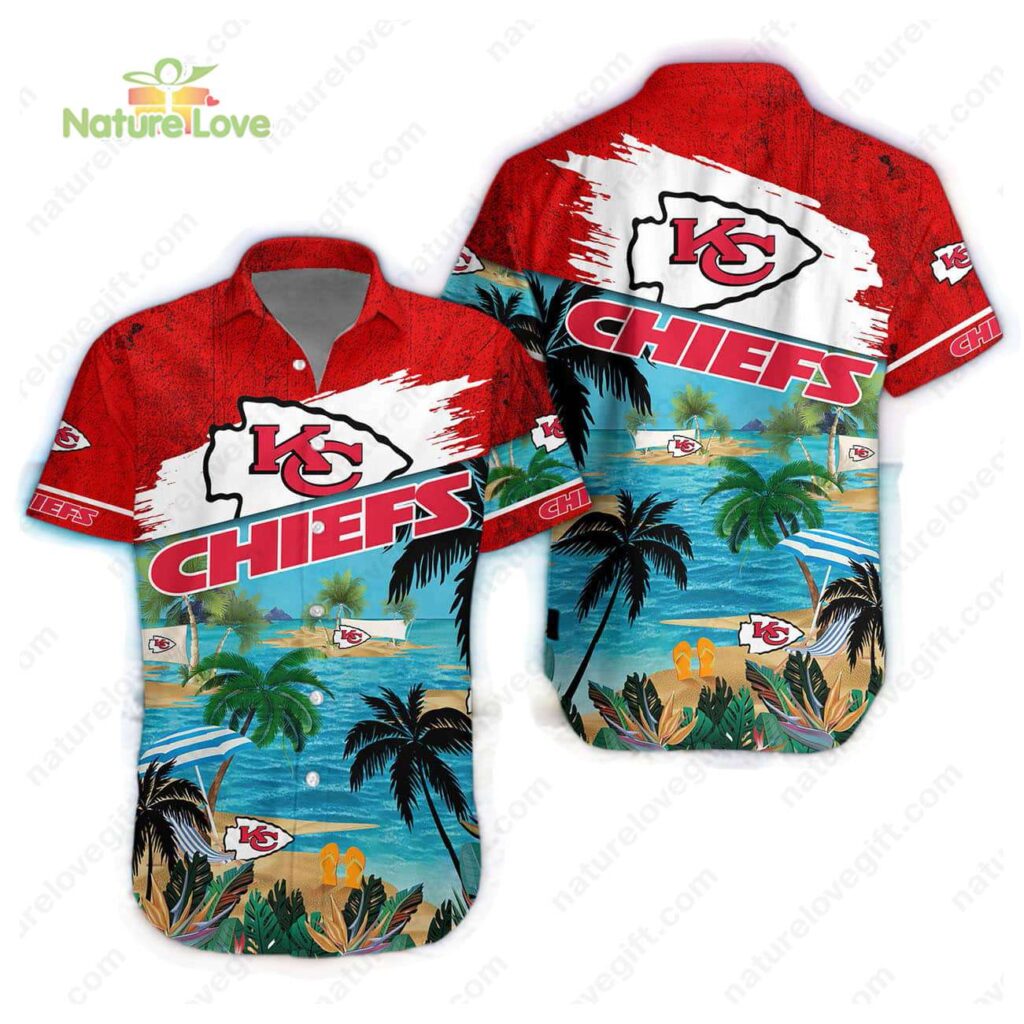Kansas City Chiefs Summer Beach Aloha KC Chiefs Hawaiian Shirt - Unique ...