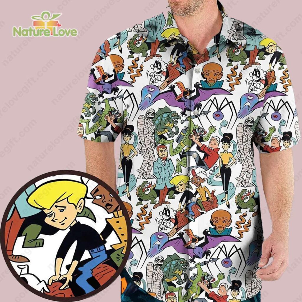 The New Adventures Of Jonny Quest Cartoon Hawaiian Shirt - Unique Gifts ...