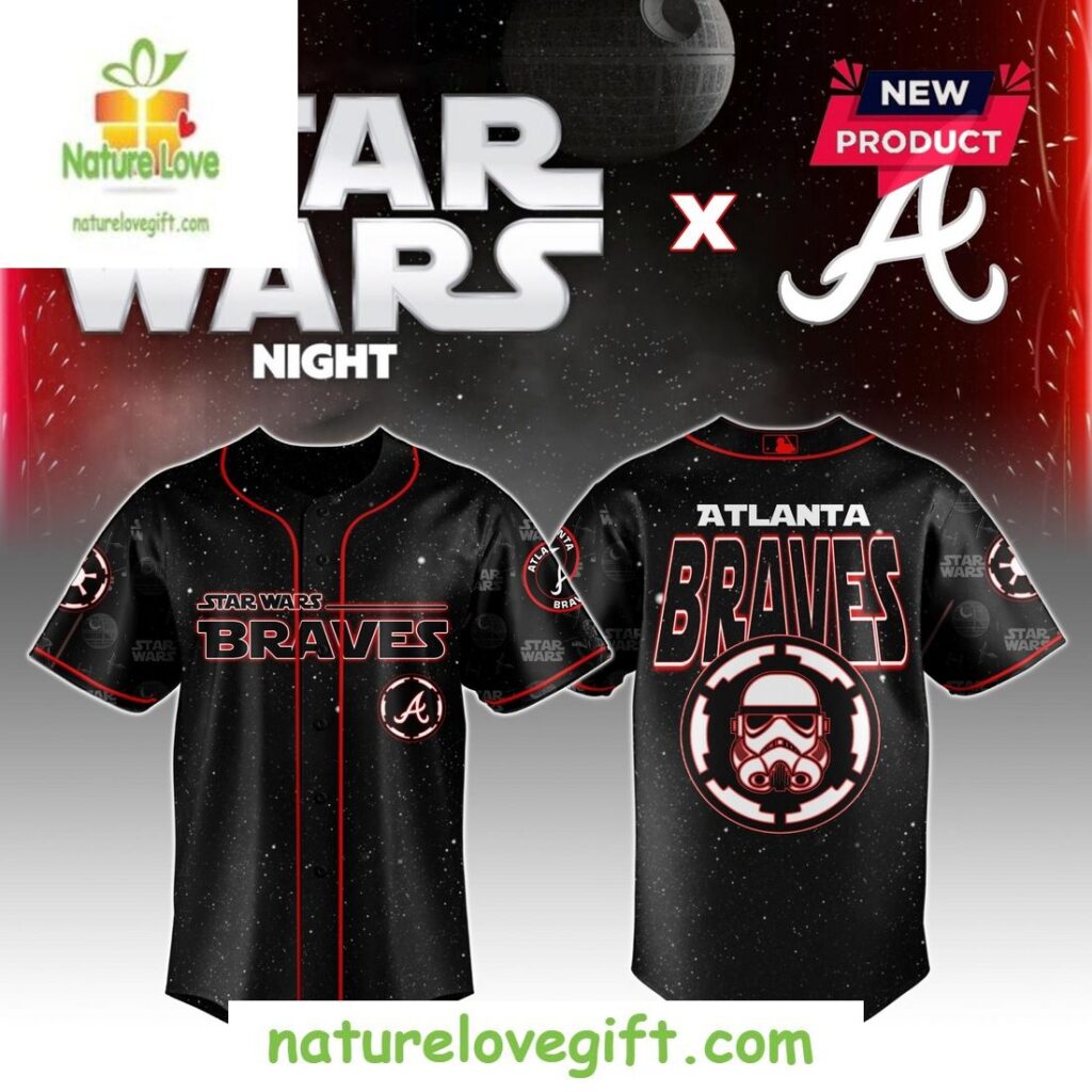 Atlanta Braves MLB Star Wars Night 2026 Baseball Jersey - Unique Gifts ...