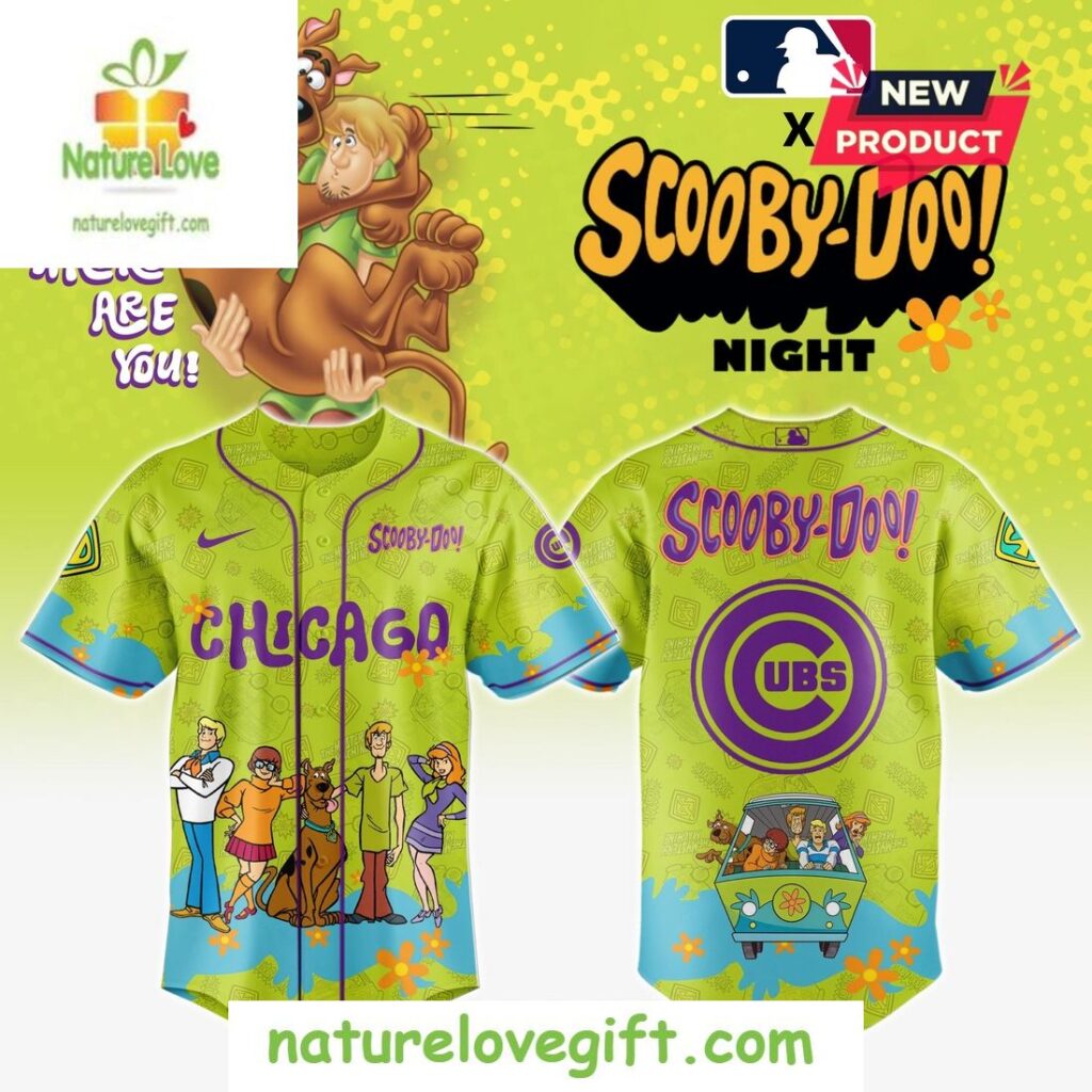 Chicago Cubs MLB Scooby Doo Baseball Jersey - Unique Gifts For Every ...