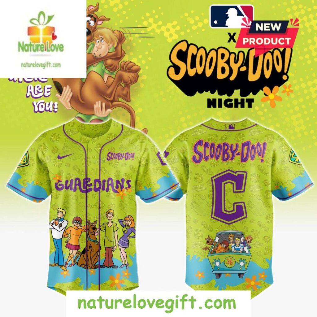 Cleveland Guardians MLB Scooby Doo Baseball Jersey - Unique Gifts For ...