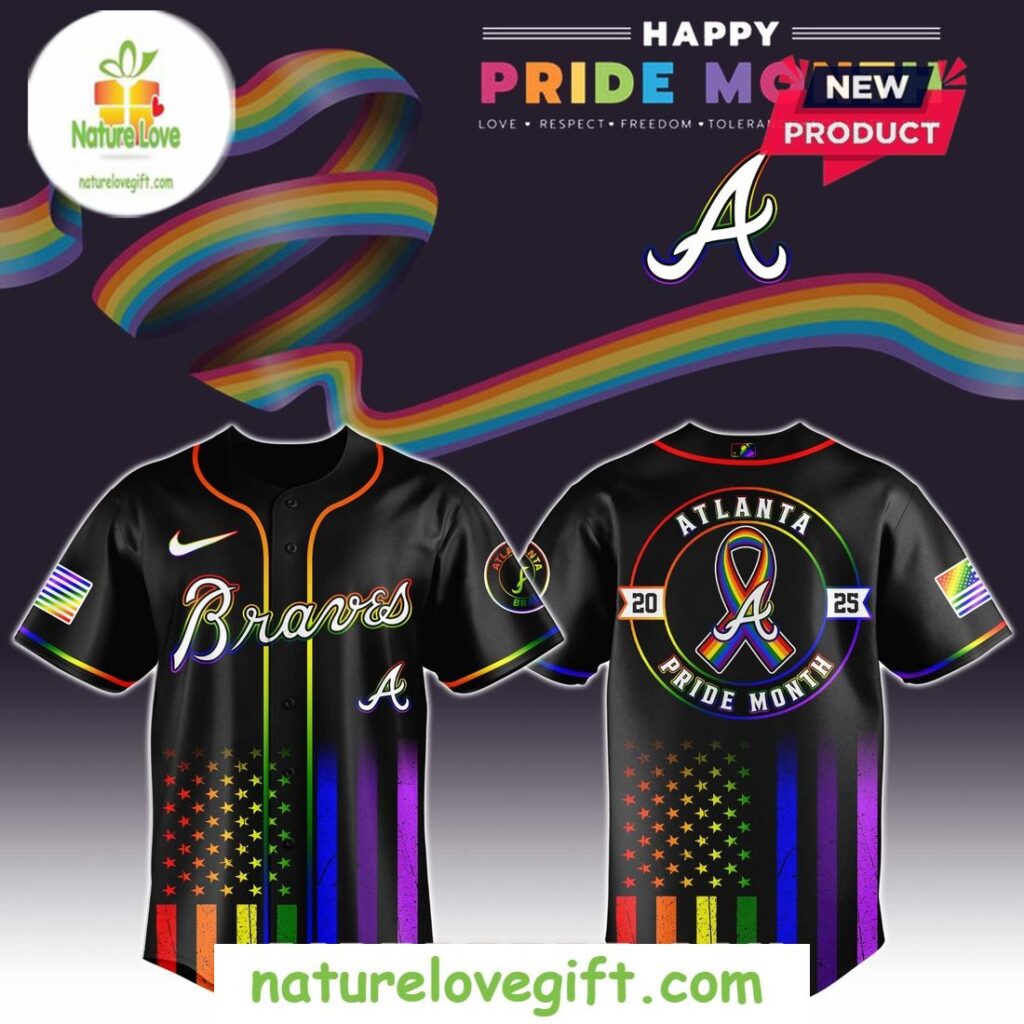 Atlanta Braves Pride Month MLB Baseball Jersey - Unique Gifts For Every ...