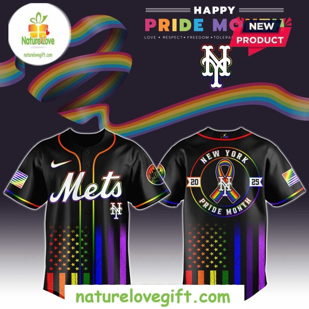 New Yorl Mets Pride Month MLB Baseball Jersey NY Team Colors - Unique ...