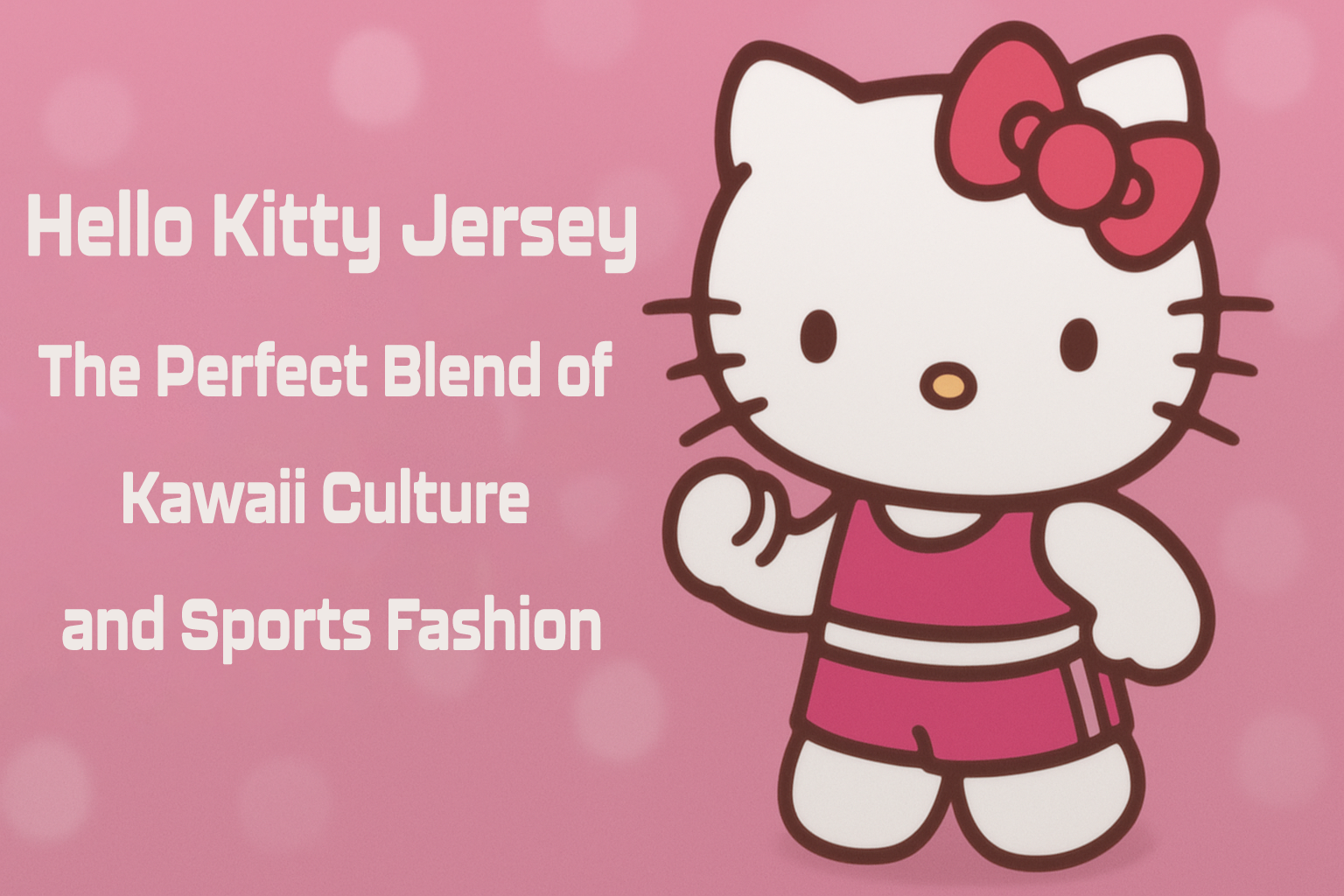 Hello Kitty Jersey: The Perfect Blend Of Kawaii Culture And Sports ...