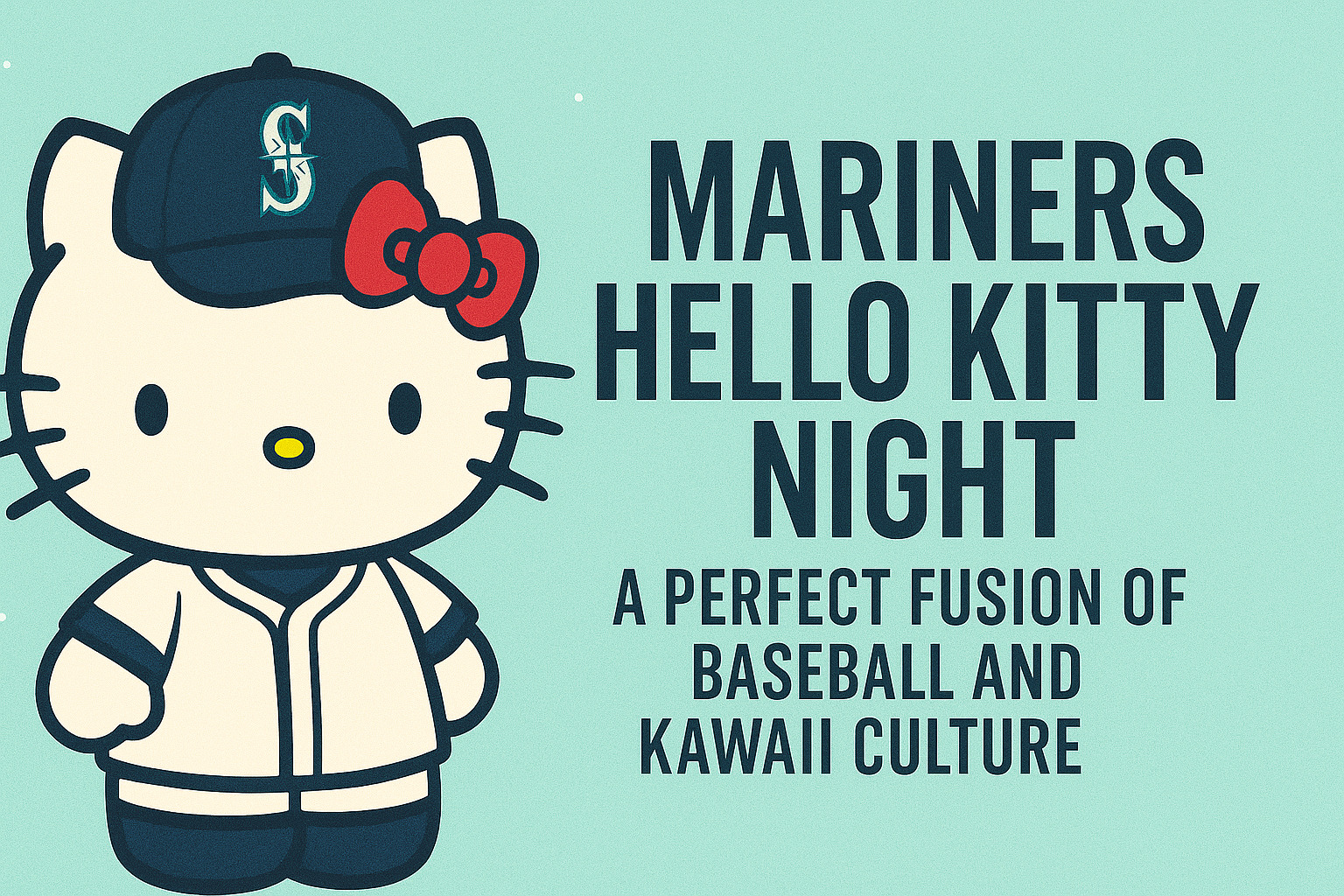 Mariners Hello Kitty Night: A Perfect Fusion Of Baseball And Kawaii ...