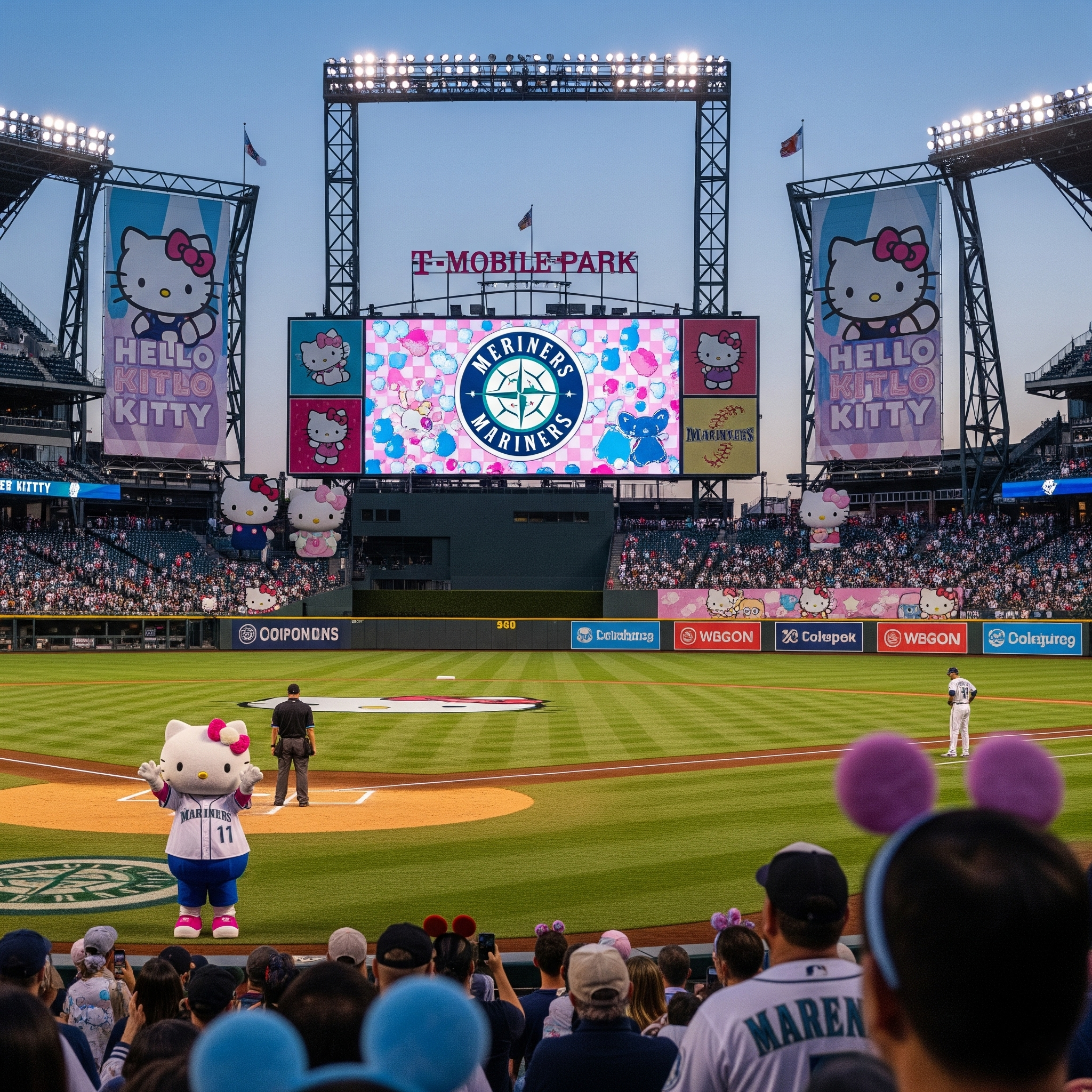 Mariners Hello Kitty Night: A Perfect Fusion Of Baseball And Kawaii ...